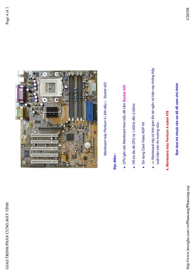 Dac diem cua cac doi main board | PDF