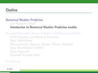Data Assimilation in Numerical Weather Prediction Models | PDF