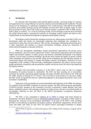 DAC Global Relations Strategy | PDF | Non-Profit Organizations | Industries