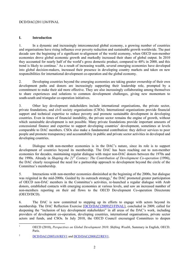 DAC Global Relations Strategy | PDF | Non-Profit Organizations | Industries