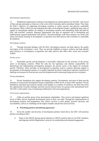 DAC Global Relations Strategy | PDF | Non-Profit Organizations | Industries