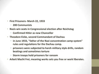 Dachau powerpoint | PPTX