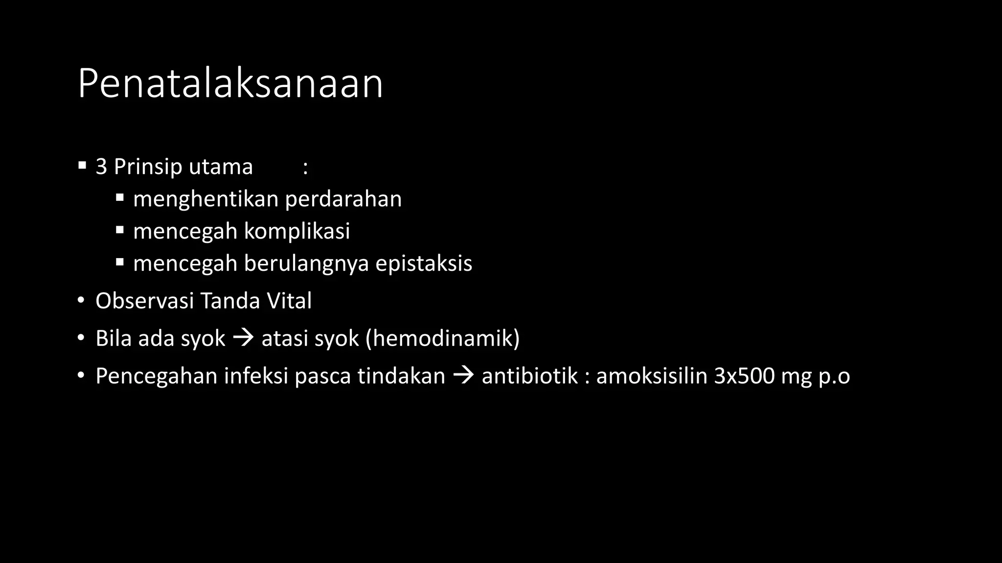 Epistaksis posterior | PPTX