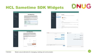 dachnug51 - Modern secure messaging meetings communication.pptx | Free ...