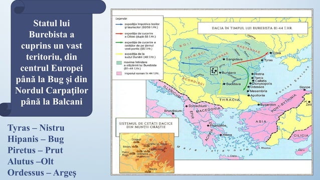 DACIA PE TIMPUL LUI BUREBISTA. Apariția statului la geto-daci.pptx