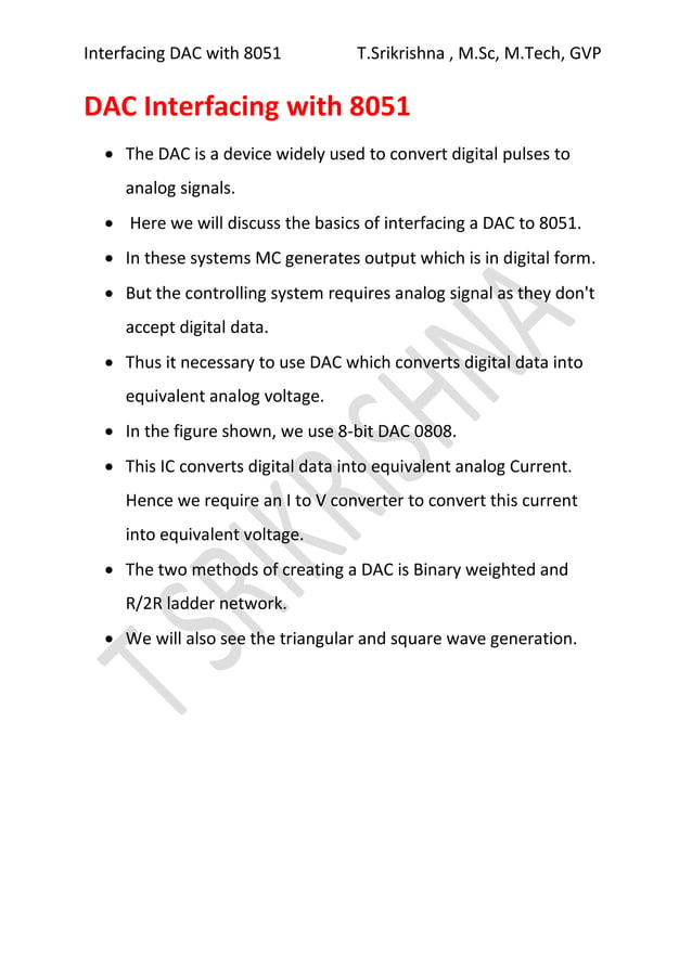 DAC Interfacing with 8051.pdf