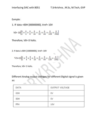 DAC Interfacing with 8051.pdf