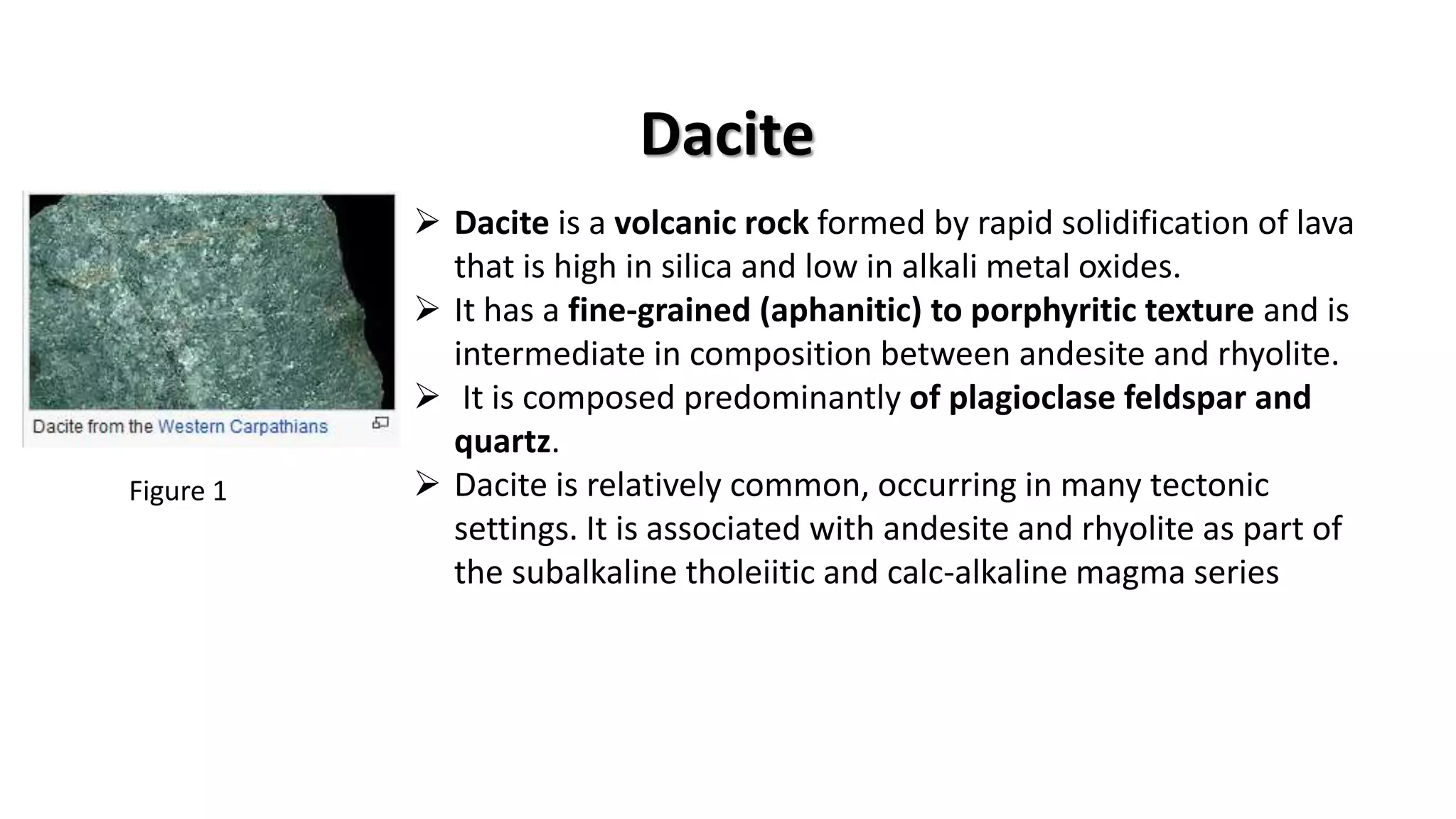 Dacite power point presentation by Vasudevan M.pptx