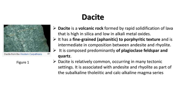 Dacite power point presentation by Vasudevan M.pptx