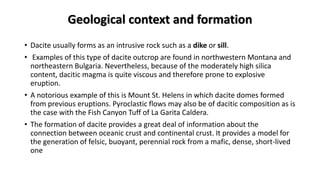 Dacite power point presentation by Vasudevan M.pptx