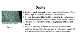 Dacite power point presentation by Vasudevan M.pptx