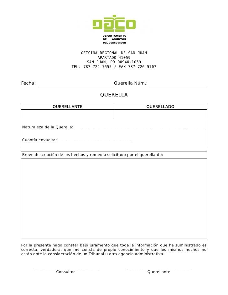 Daco querella frm-fillable