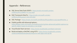 SQL Server Deployments made easy with DACPAC | PPT