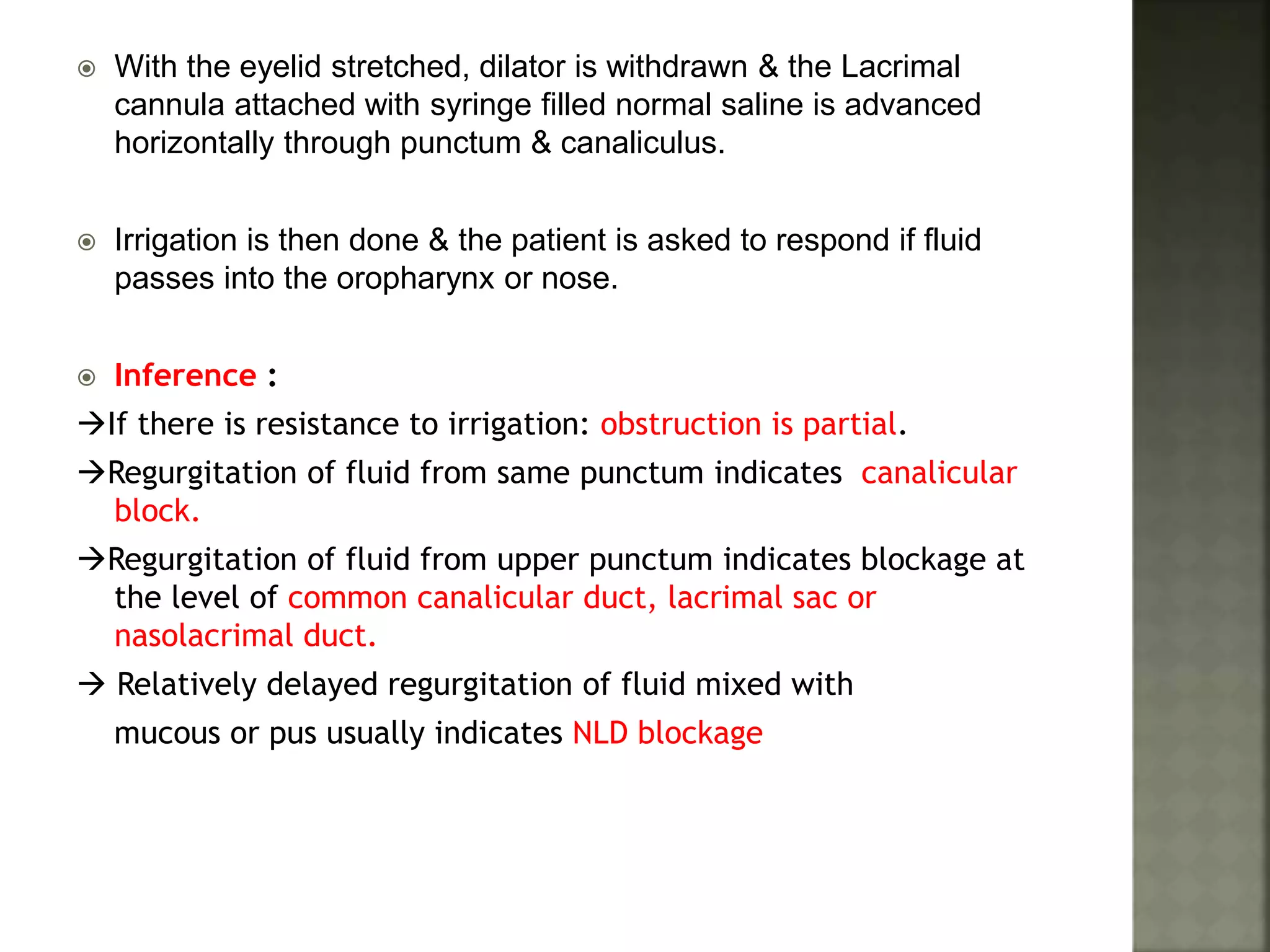 CHRONIC DACROCYSTITIS AND ITS MANAGEMENT | PPTX