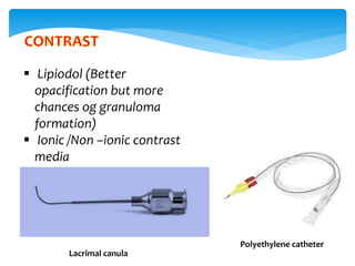 Dacrocystography | PPTX