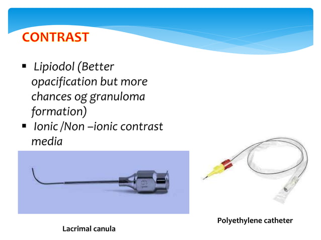 Dacrocystography | PPTX