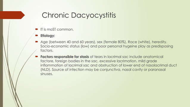 DACRYOCYSTITIS,Acute Dacrocystitis Dr Athira Ajith | PPT