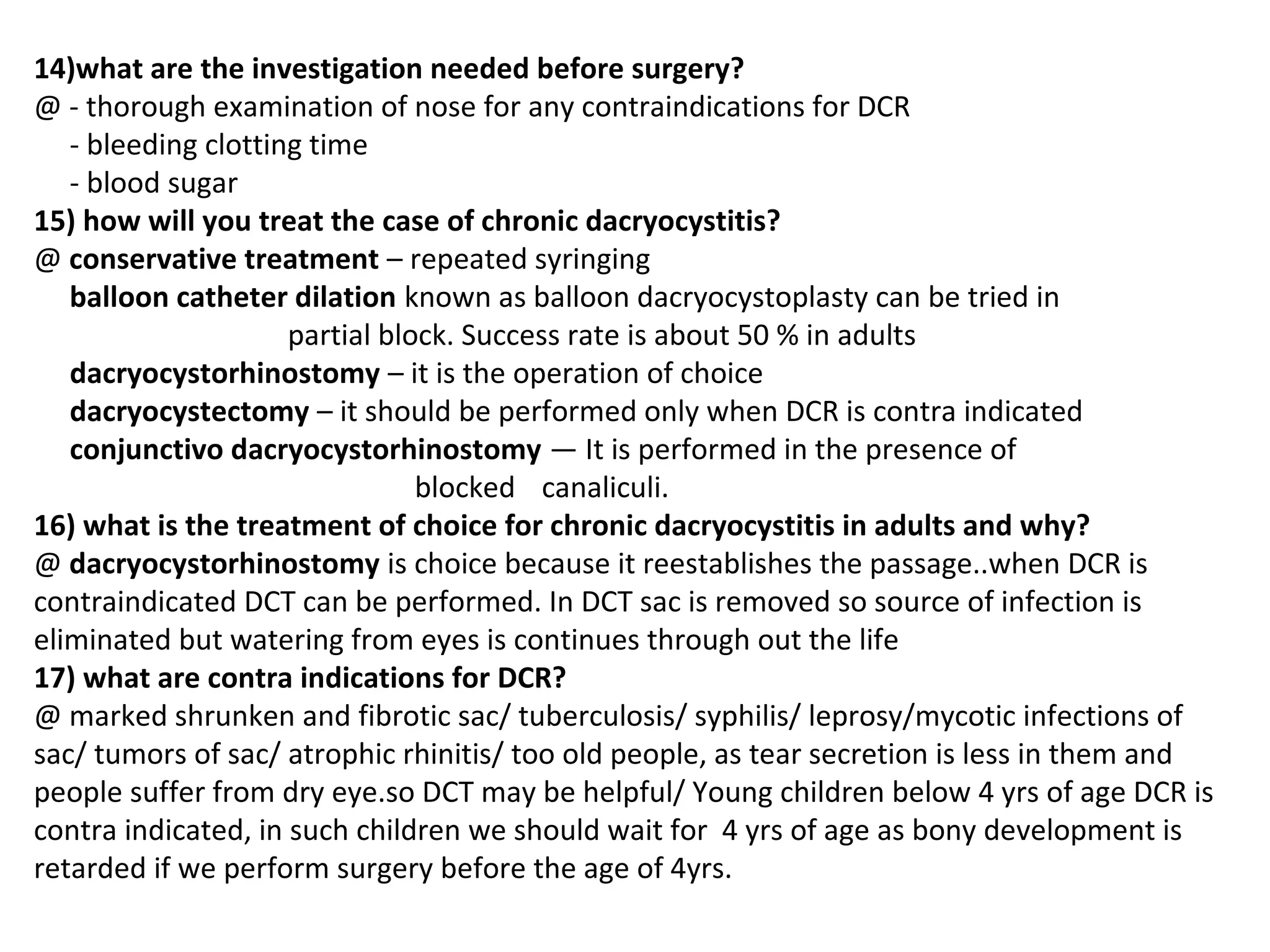 Chronic Dacryocystitis | PPT