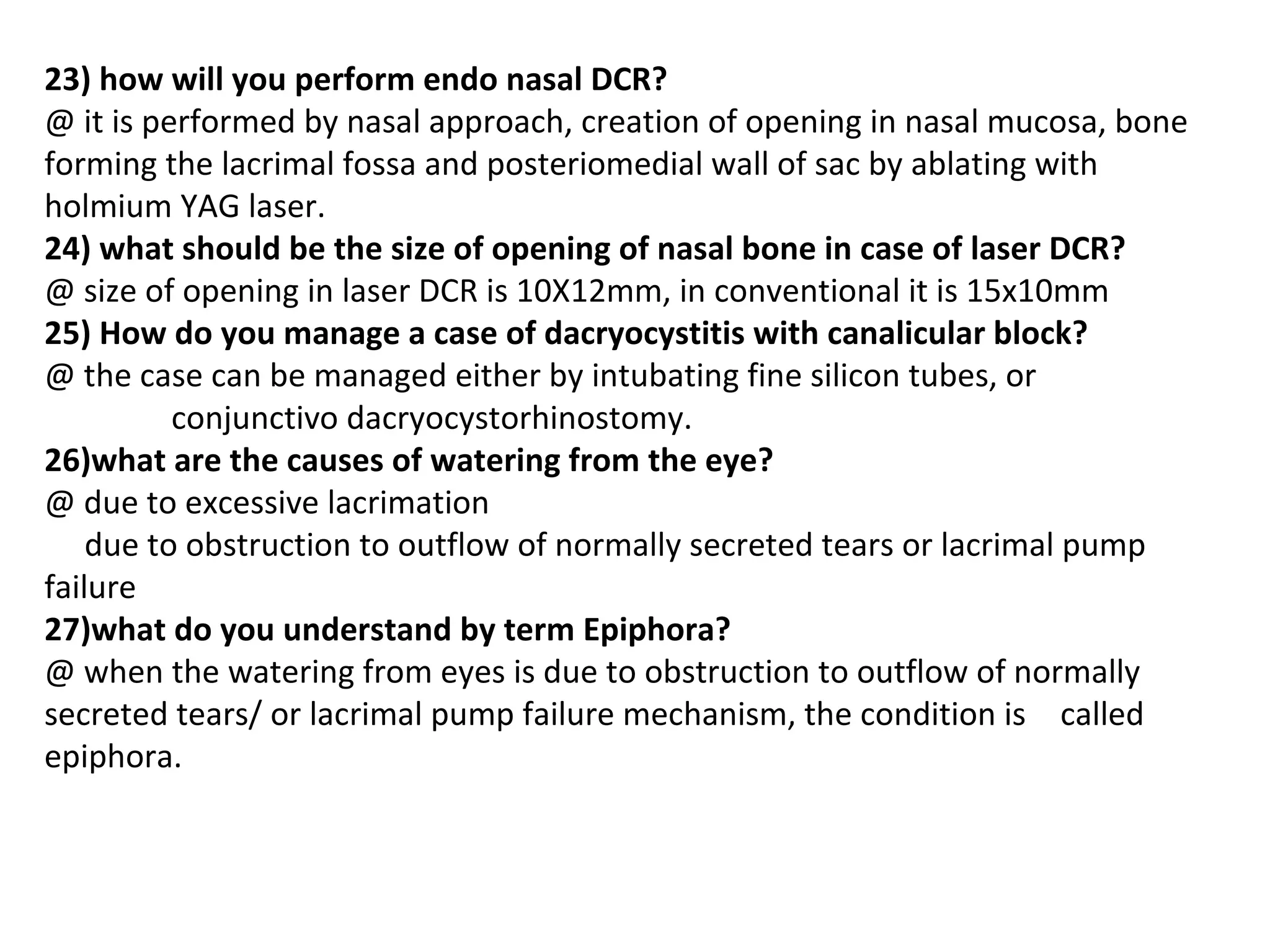 Chronic Dacryocystitis | PPT