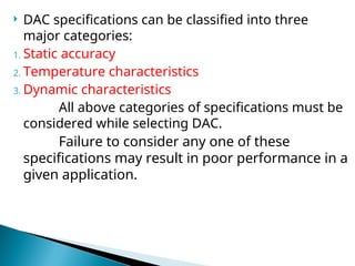 digital to analog converter specifications.ppt