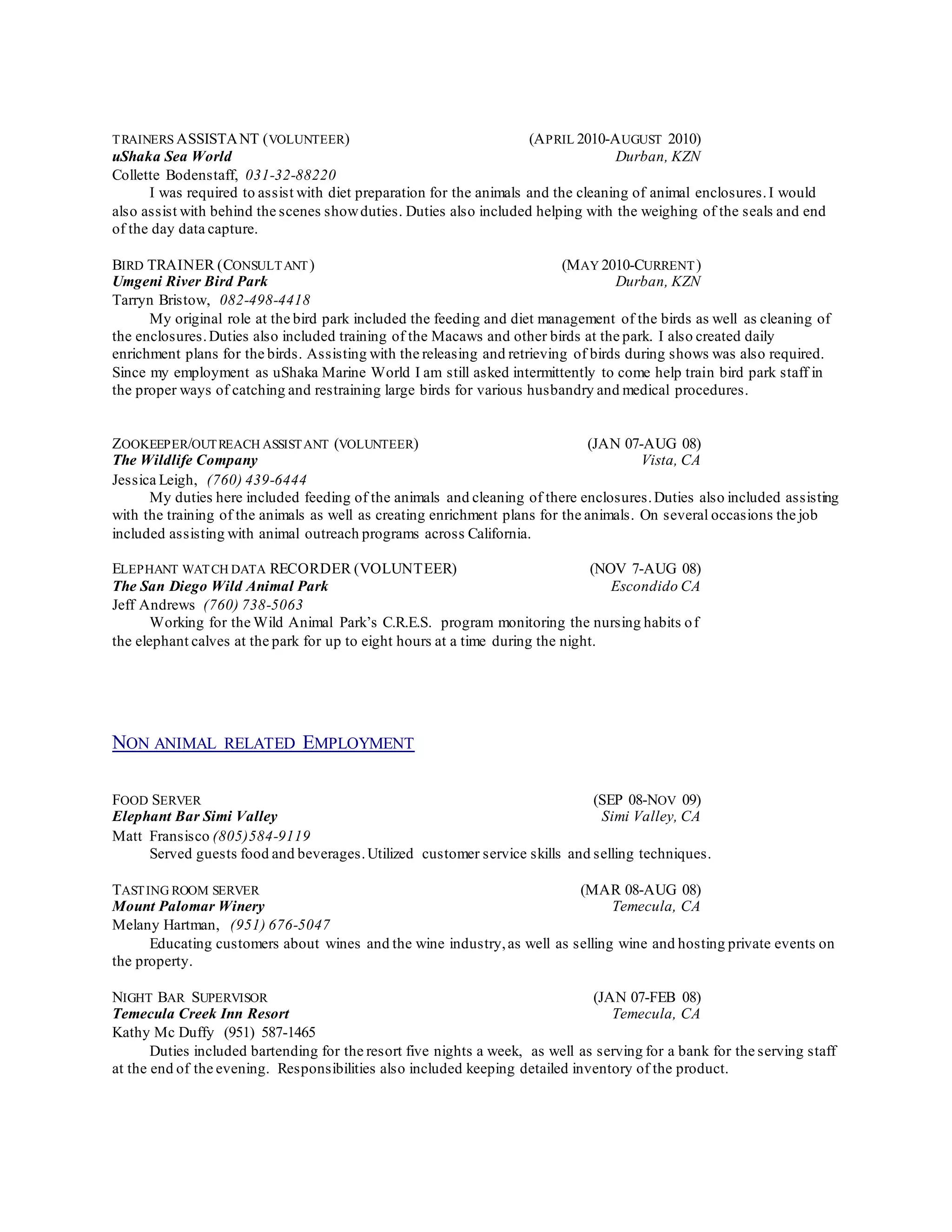 2015resume | PDF