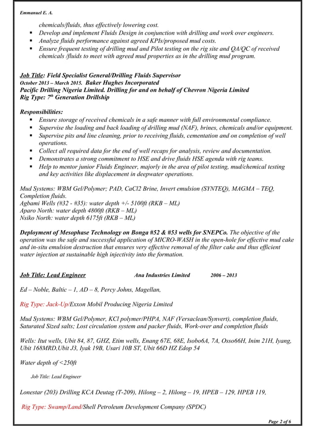 Emmanuel_Resume | DOC | Civil Engineering Industry | Industries