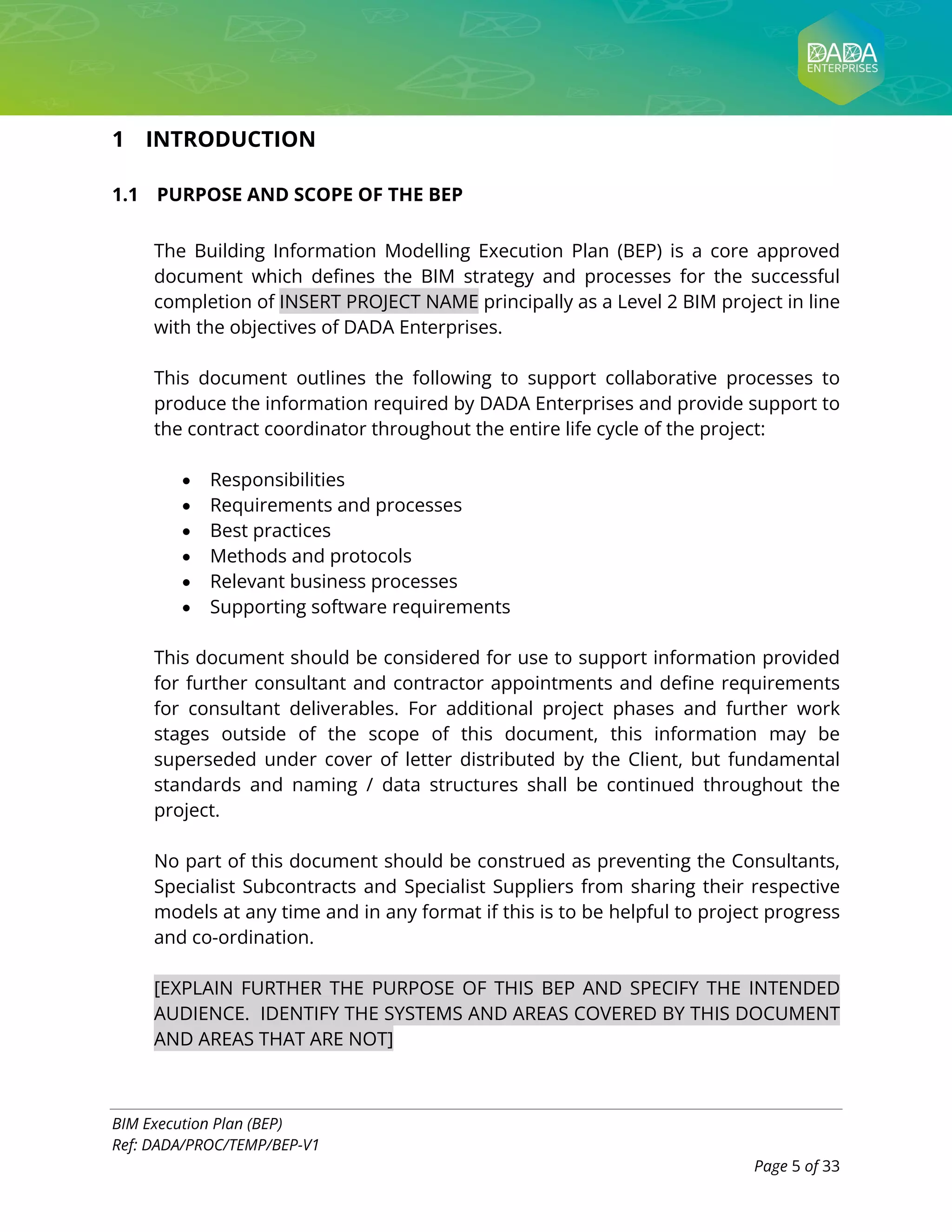 DADA - BIM Execution Plan (BEP) Template.pdf