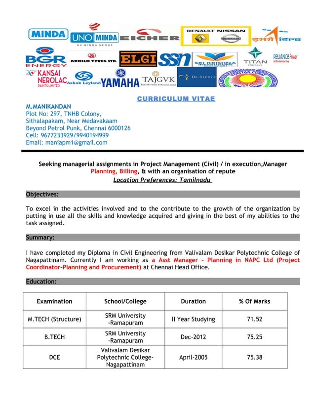 FINAL MANI RESUME-01 | PDF