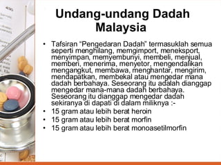 Dadah | PPT