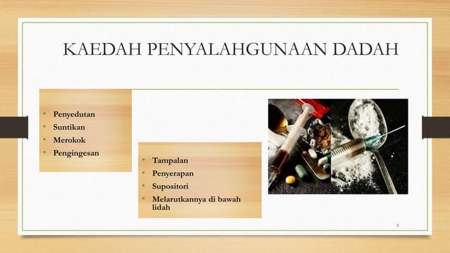 Pencegahan dadah di sekolah rendah kebangsaan | PPTX