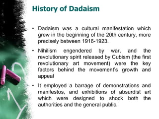 Dadaism | PPTX