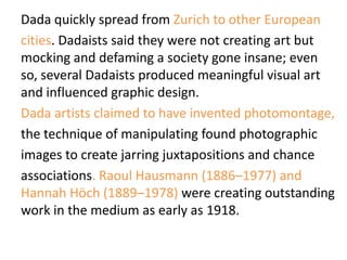 Dadaism- History of Graphic Design | PPT