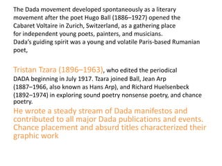 Dadaism- History of Graphic Design | PPT