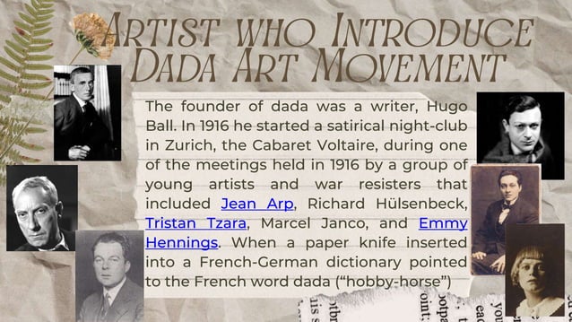 Dadaism-Presentation.pptx………………… zzzzzzz | PPT