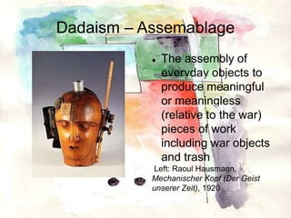 Dadaism-cubism comparison | PPTX