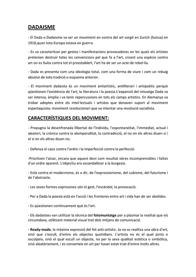 Dadaisme | PDF