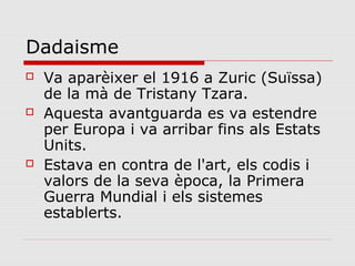 Dadaisme sergio jimenez,hector tenor | PPT