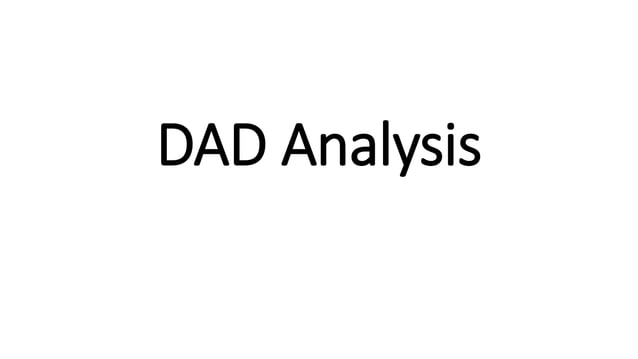 DAD Analysis.pptx | Geography | Science