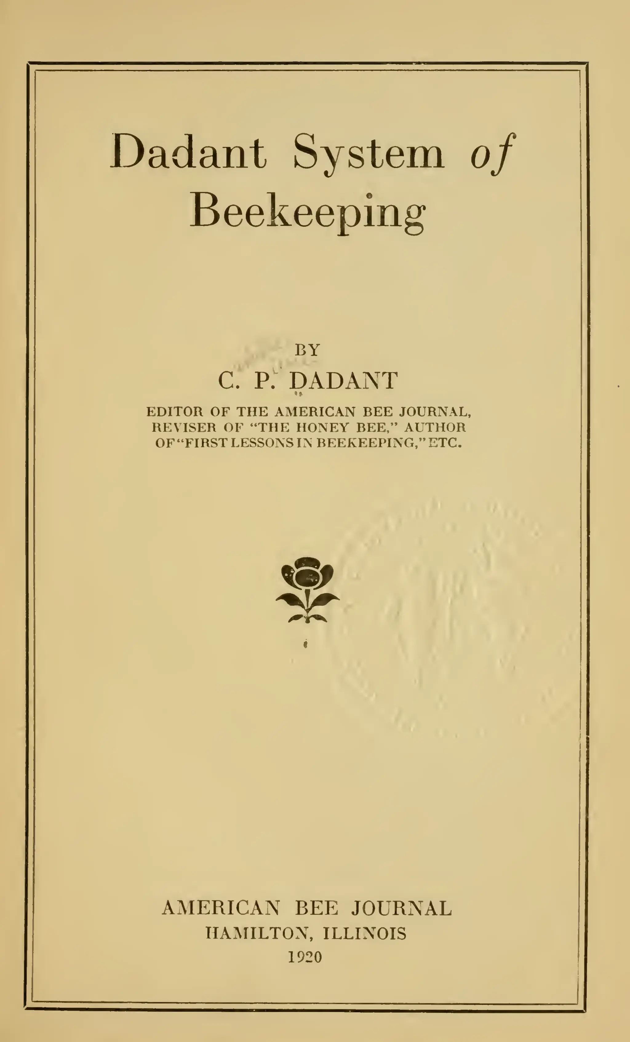 Dadant system of beekeeping 1920.pdf
