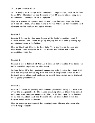 WSQ WRITE A SITCOM SCRIPT - part 2 | PDF
