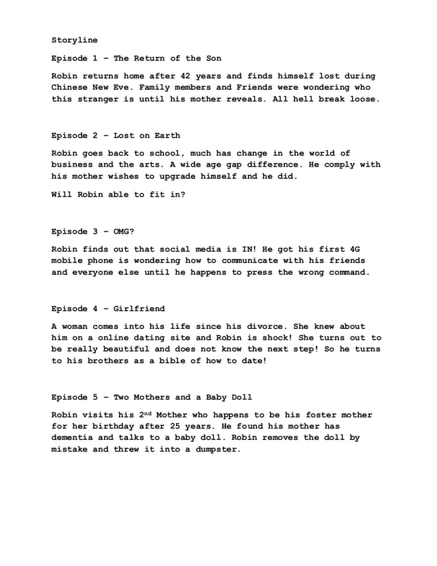 WSQ WRITE A SITCOM SCRIPT - part 2 | PDF