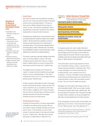 Norwegian Cruise Lines Sets its course for real time insights | PDF