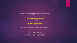 Daddy | PPTX | Poetry | Books and Literature