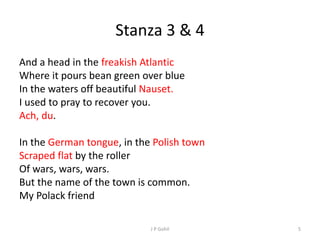 Module-3 American Poetry "Daddy" by Sylvia Plath | PPTX