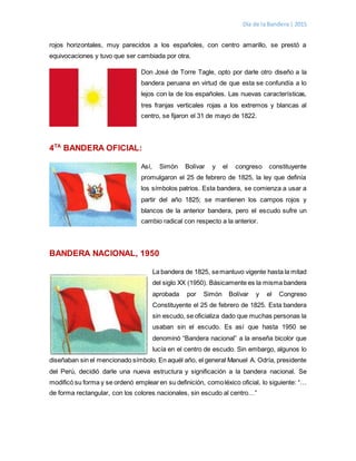 Día de la bandera | DOCX