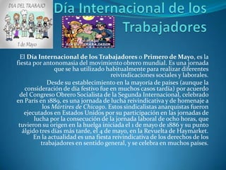 Día del trabajador | PPT