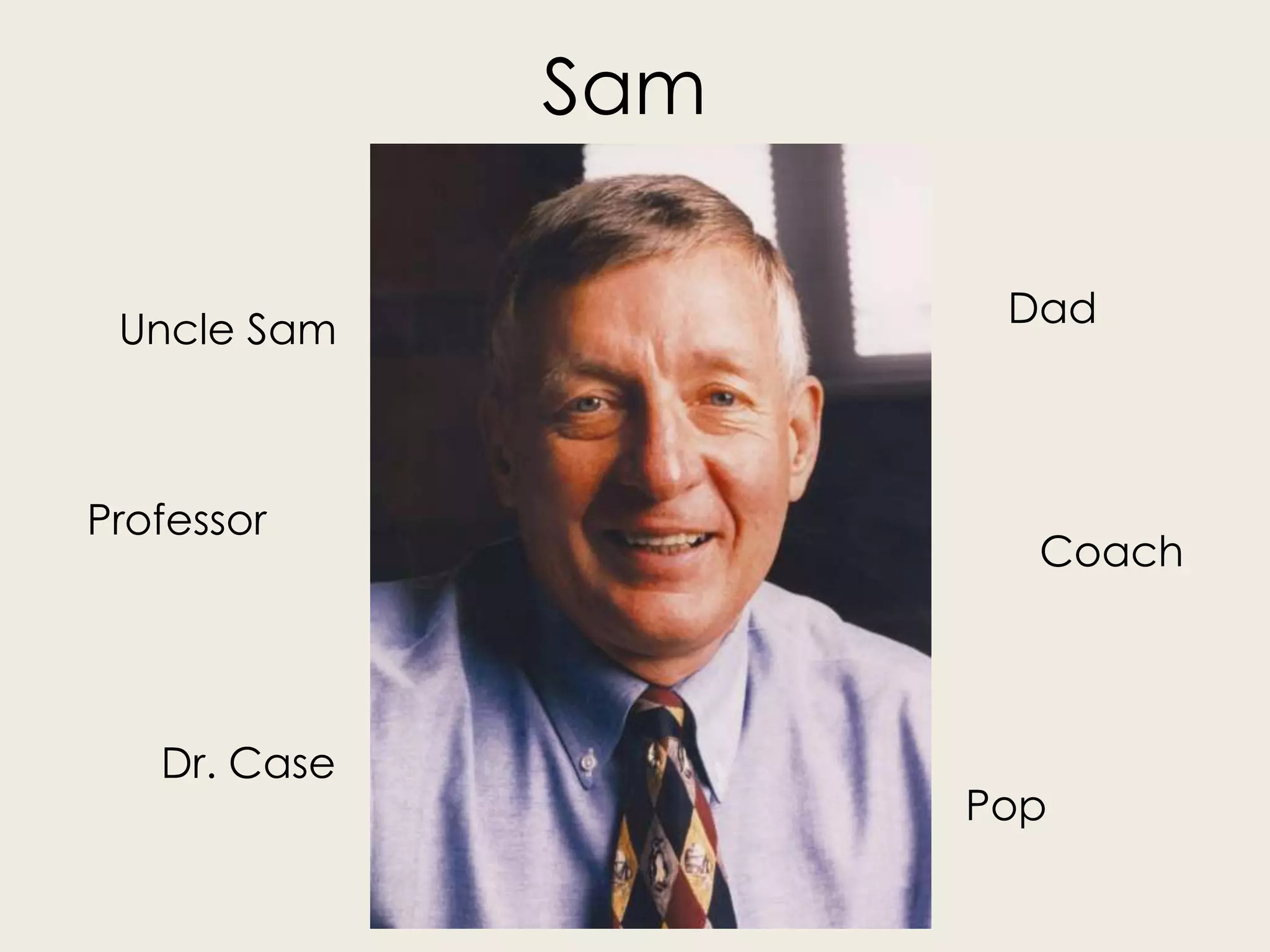 Photo Tribute to Sam Case | PPT