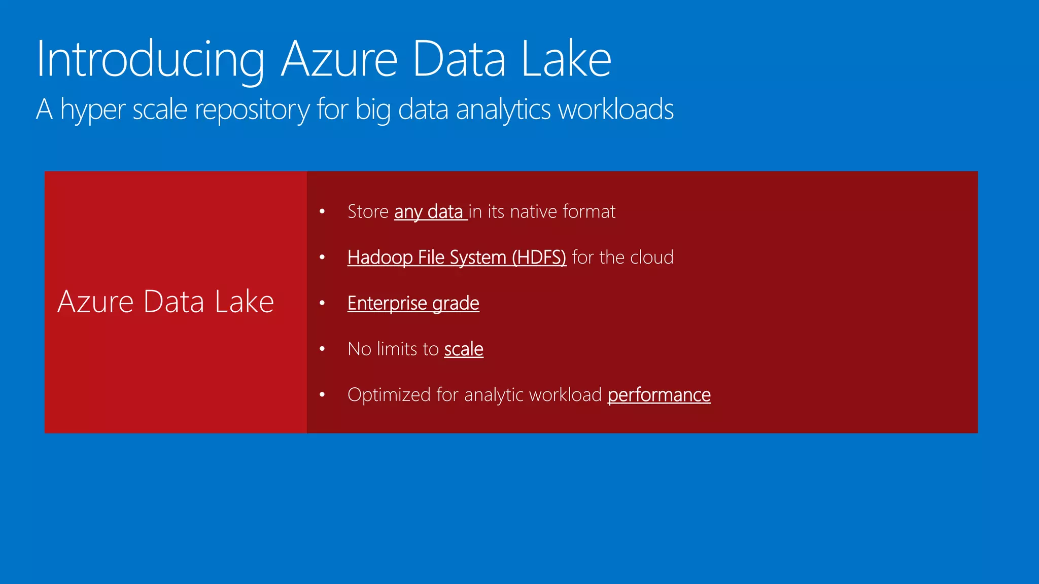 Cortana Analytics Workshop: Azure Data Lake | PDF | Cloud Computing | Internet