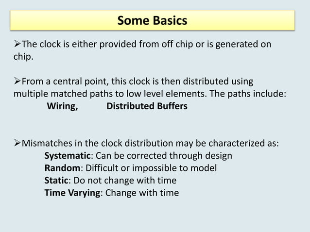 TIMING ISSUES IN DIGITAL CIRCUITS: SYNCHRONOUS DESIGN | PPTX | Computing | Technology & Computing