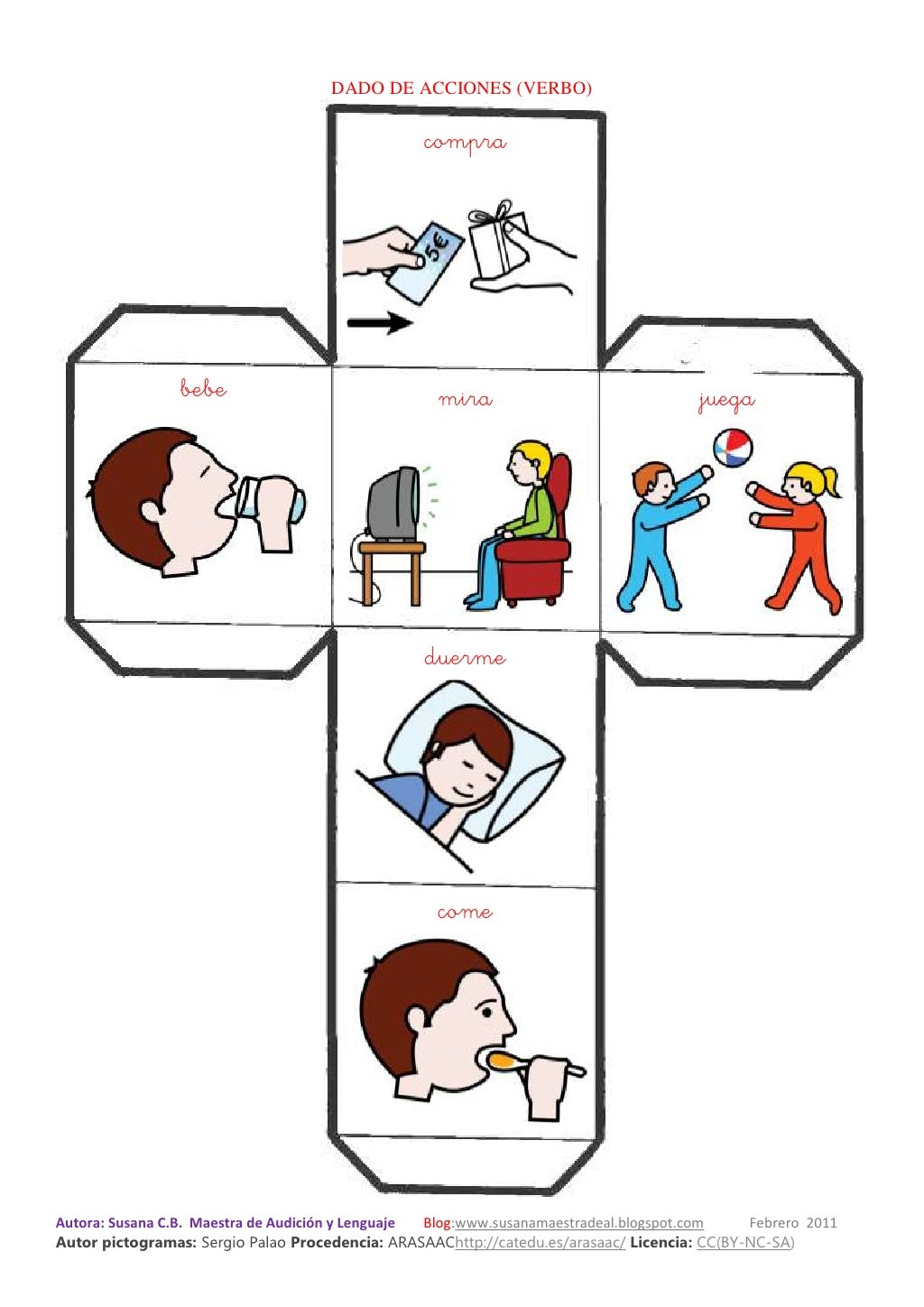 Dados hacer oraciones